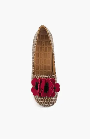 Chie Mihara Mukai49 Geometric Print Mixed-material Leather Shoes