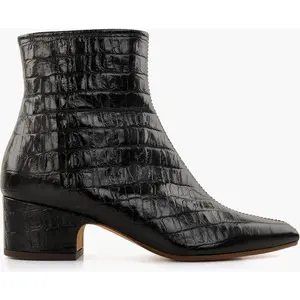 Chie Mihara Cumiya Croc-embossed Leather Ankle Boots
