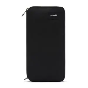 PACSAFE Rfidsafe Travel Wallet - Jet Black