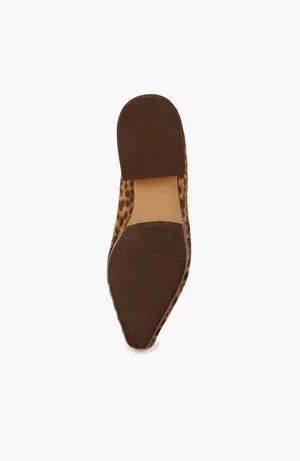 Chie Mihara Gatui Leopard Print Suede Buckle Pump