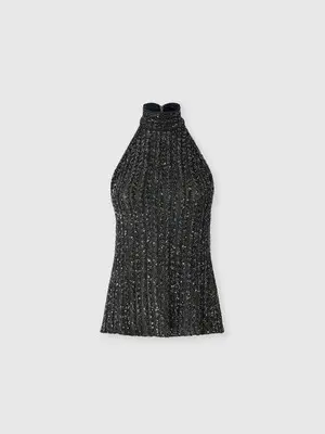 Missoni Halterneck Top With Sequin Applications - Multicoloured