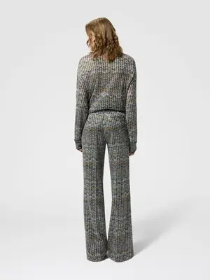 Missoni Tailored Viscose Lamé Trousers With Sequins - Multicoloured