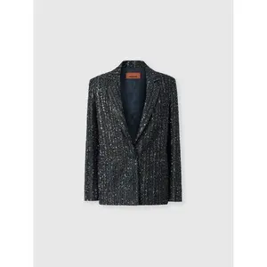 Missoni Striped Lamé Knit Blazer - Multicoloured