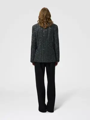 Missoni Striped Lamé Knit Blazer - Multicoloured