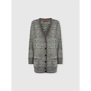 Missoni Oversized Viscose-blend Cardigan With Sequins - Multicoloured