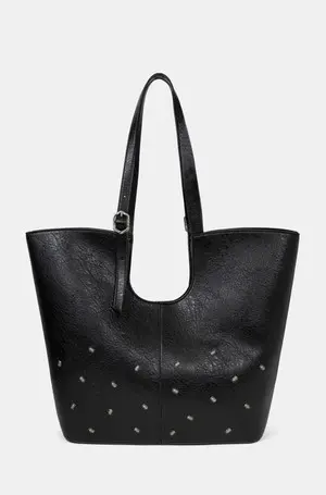 DISTURBIA Arma Woodlouse Rivet Tote Bag