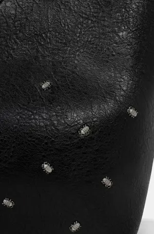 DISTURBIA Arma Woodlouse Rivet Tote Bag