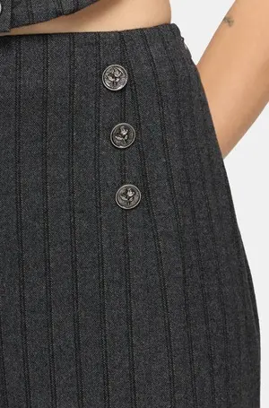 DISTURBIA Blair Pinstripe Tailored Trouser