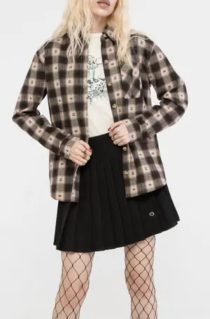 DISTURBIA Emily Oversized Longline Shirt
