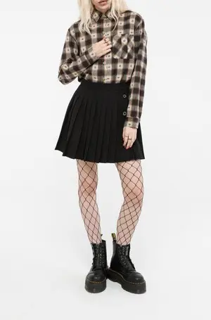 DISTURBIA Emily Oversized Longline Shirt