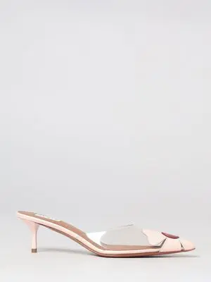 Alaïa Bloom Floral-pattern Pvc Mules With Mid-stiletto Heel - Pink