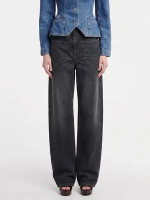 MAISON MARGIELA High-waisted Baggy Denim Jeans With Side Zip Closure