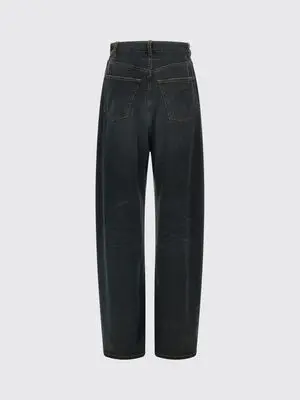 MAISON MARGIELA High-waisted Baggy Denim Jeans With Side Zip Closure