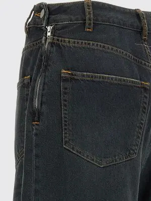 MAISON MARGIELA High-waisted Baggy Denim Jeans With Side Zip Closure