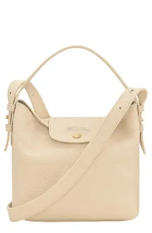 Longchamp Le Cadence S Leather Bucket Bag - Vanilla
