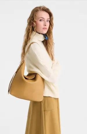 Longchamp Le Cadence Leather Shoulder Bag - Dulce