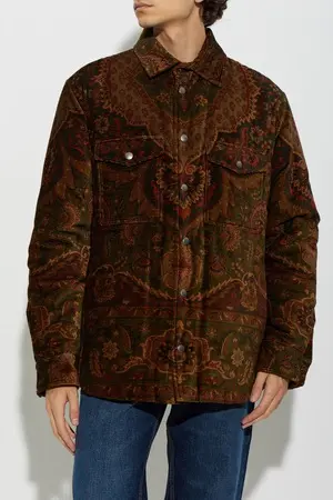 Etro Insulated Corduroy Jacket - Brown