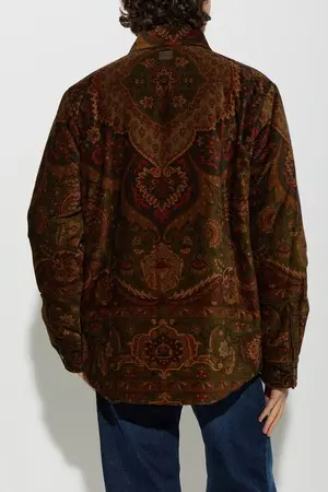 Etro Insulated Corduroy Jacket - Brown