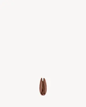 Saint Laurent Evening Soft Clutch In Satin In Pink - Antic Pink