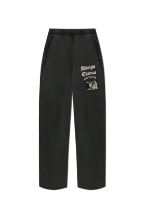 DUKE + DEXTER Sweatpants With Patch - Black