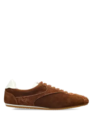 Bottega Veneta Suede Low-top Sneakers By - Brown