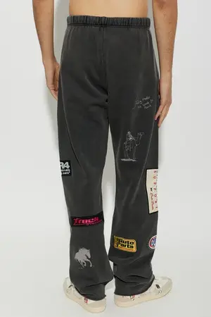 DUKE + DEXTER Track Pants With Patches - Grey
