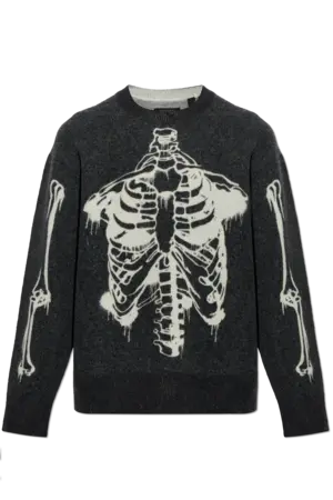 ALLSAINTS Ribspill’ Sweater - Grey