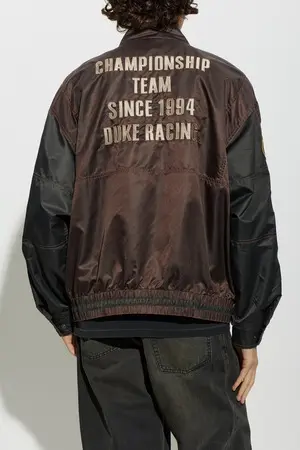 DUKE + DEXTER Patch-embellished Bomber Jacket