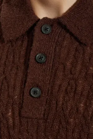 ALLSAINTS Cyclone’ Long Sleeve Polo