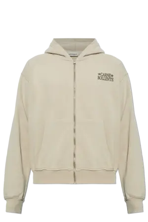 CARNE BOLLENTE Hooded Sweatshirt - Beige