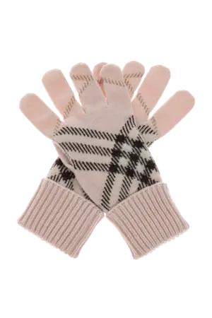 Burberry Cashmere Gloves - Pink
