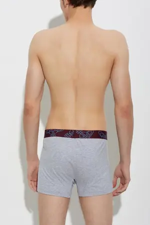 VIVIENNE WESTWOOD Men’s Gray Boxer Briefs 2-pack