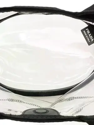 Prada 2013-2026 Pvc Canapa Logo Tote Satchel