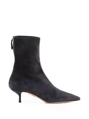 AQUAZZURA Montmartre Suede Ankle Boots