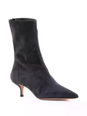 AQUAZZURA Montmartre Suede Ankle Boots