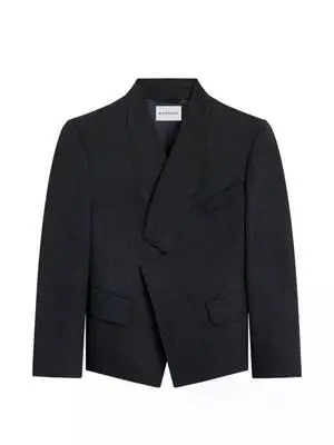 Givenchy Reverse Lapel Jacket In Wool