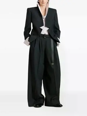 Givenchy Reverse Lapel Jacket In Wool