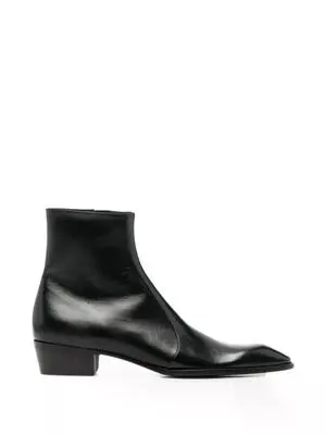Saint Laurent Leather Ankle Boots