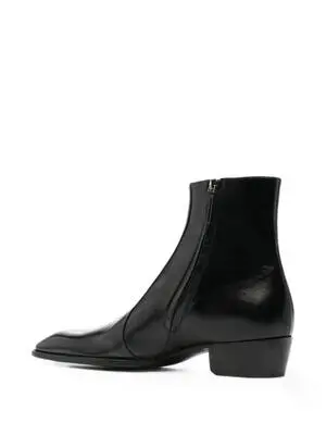 Saint Laurent Leather Ankle Boots