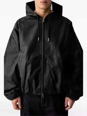 Rains Hooded Raglan-sleeve Jacket - Black
