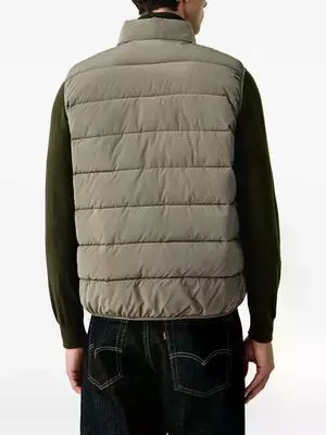 AERONAUTICA MILITARE Quilted-finish Logo-patch Gilet