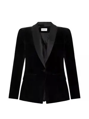 Balmain Velvet Shawl-lapel Blazer