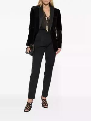 Balmain Velvet Shawl-lapel Blazer