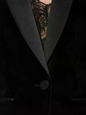 Balmain Velvet Shawl-lapel Blazer