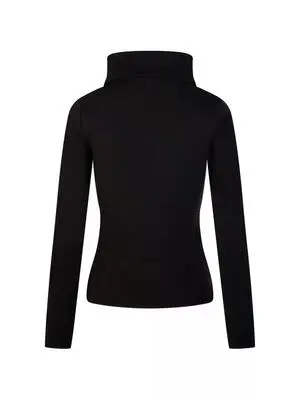 COURREGES Logo-embroidered Roll-neck Sweater