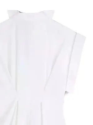 Givenchy Shirt Dress In Poplin With Deconstructed Collar