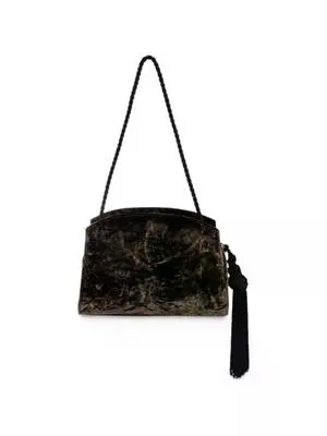 LIFFNER Tassel Velvet Shoulder Bag