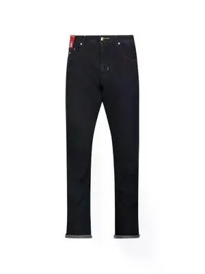 TRAMAROSSA Michelangelo Logo-patch Slim-fit Jeans - Blue