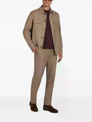 SLOWEAR Model 39 Wool-blend Twill Trousers