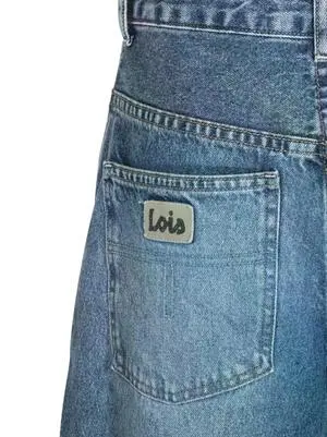 LOIS Frayed-hem Jeans - Blue
